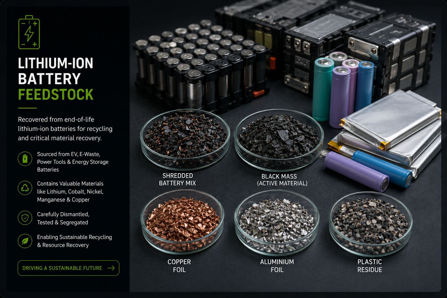 Lithium-ion Battery Feedstock